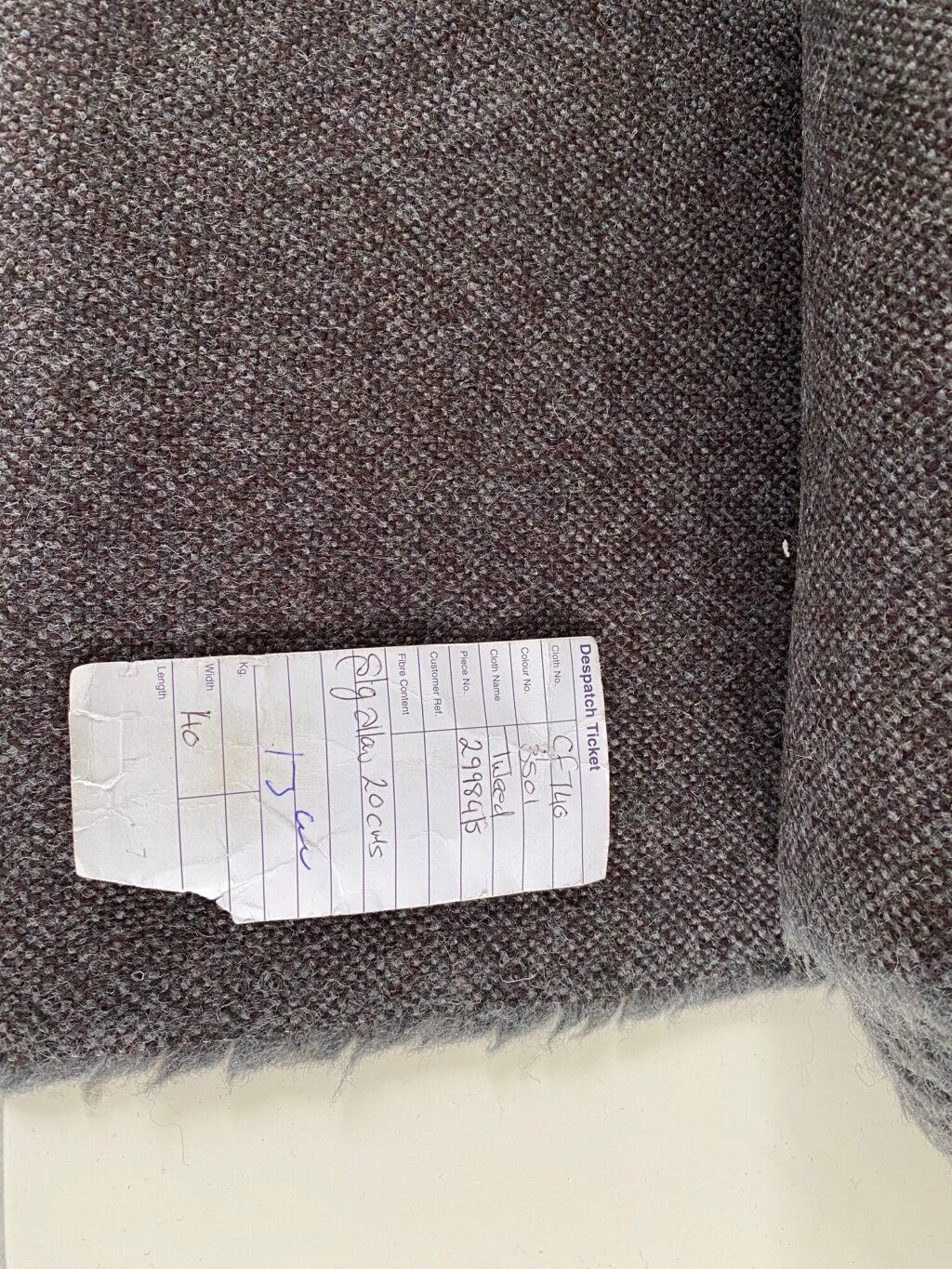 Bute Tweed 3501 Panther meubelstof ca.50% korting | RESTANT